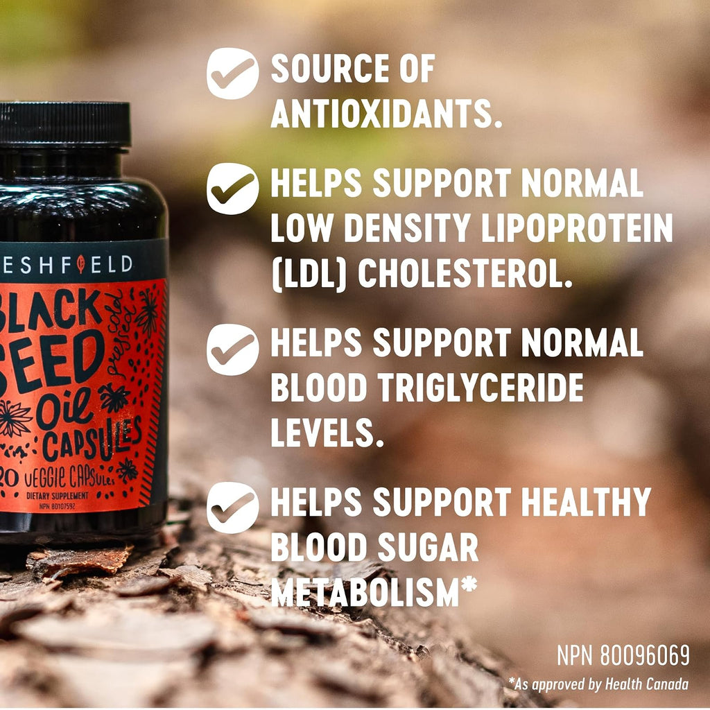 High potency black seed oil 1000 mg