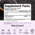 high potency black seed oil 1500 mg