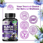 High potency black seed oil capsules