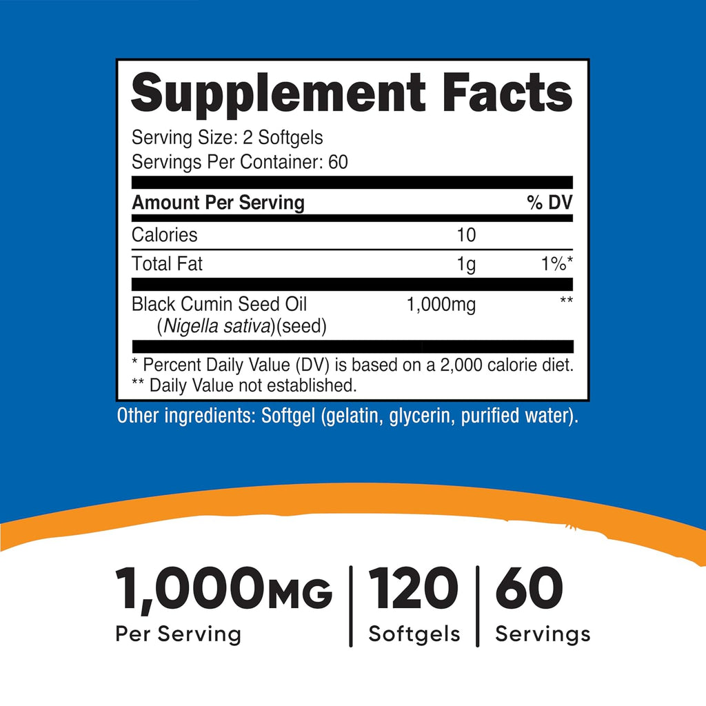 high potency black seed oil capsules