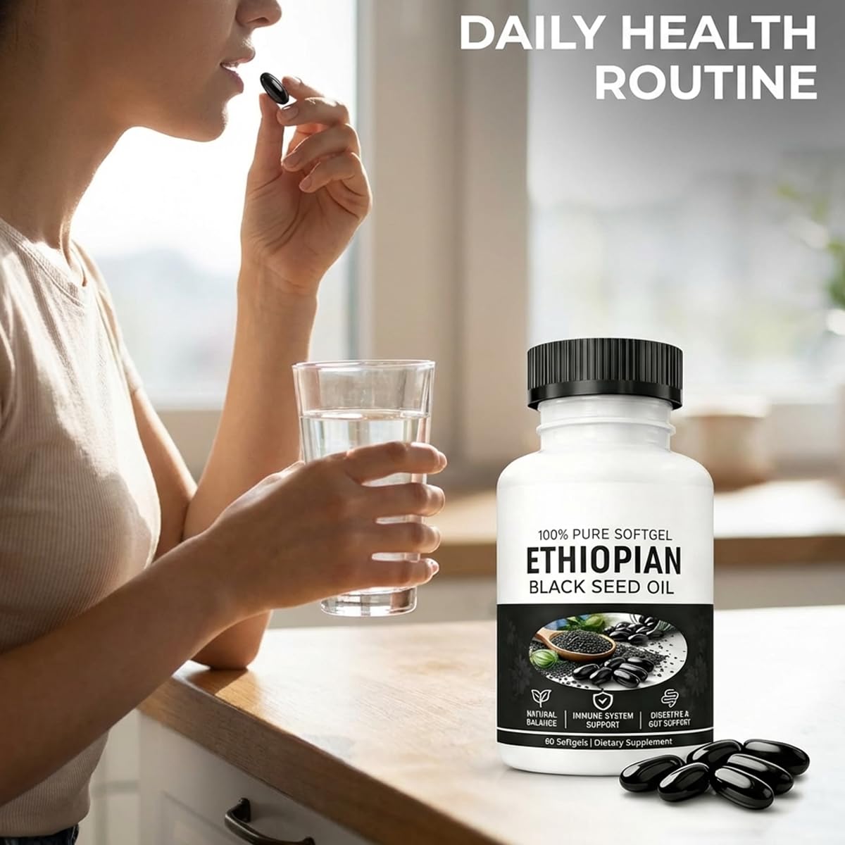 High potency black seed oil formula