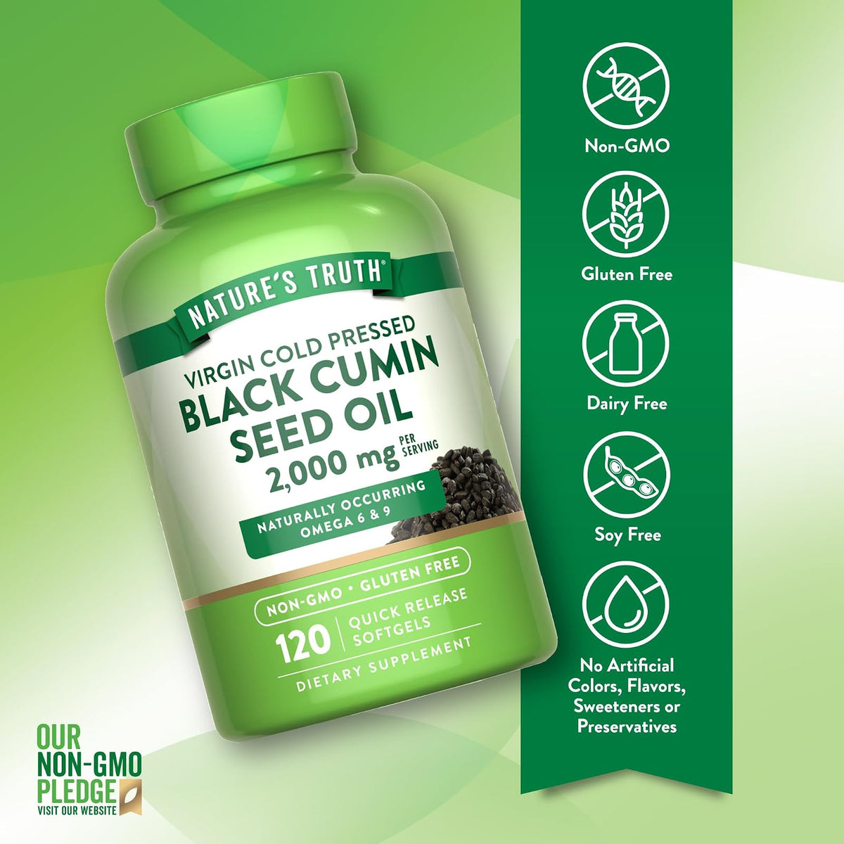 high potency black seed oil softgels