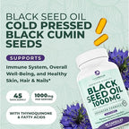 high potency black seed oil supplement