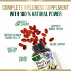 high potency black seed oil supplement