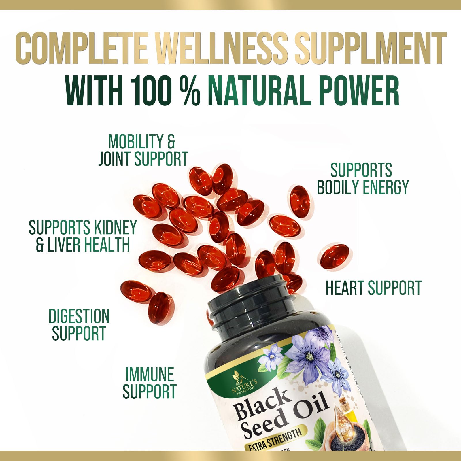 high potency black seed oil supplement