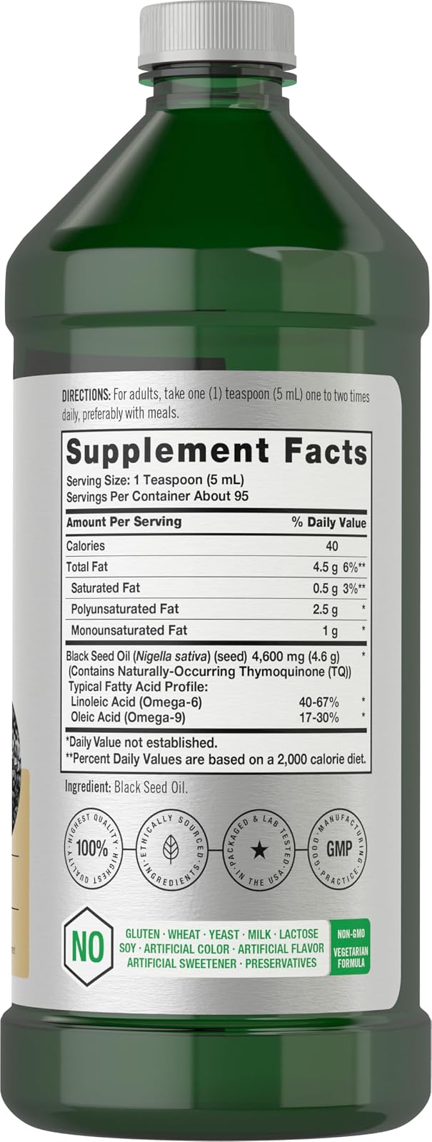 high potency black seed oil