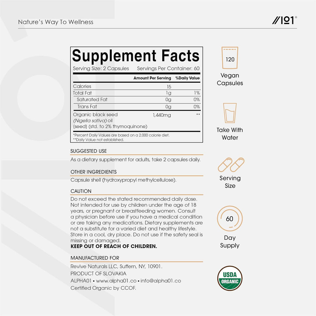 high potency black seed oil