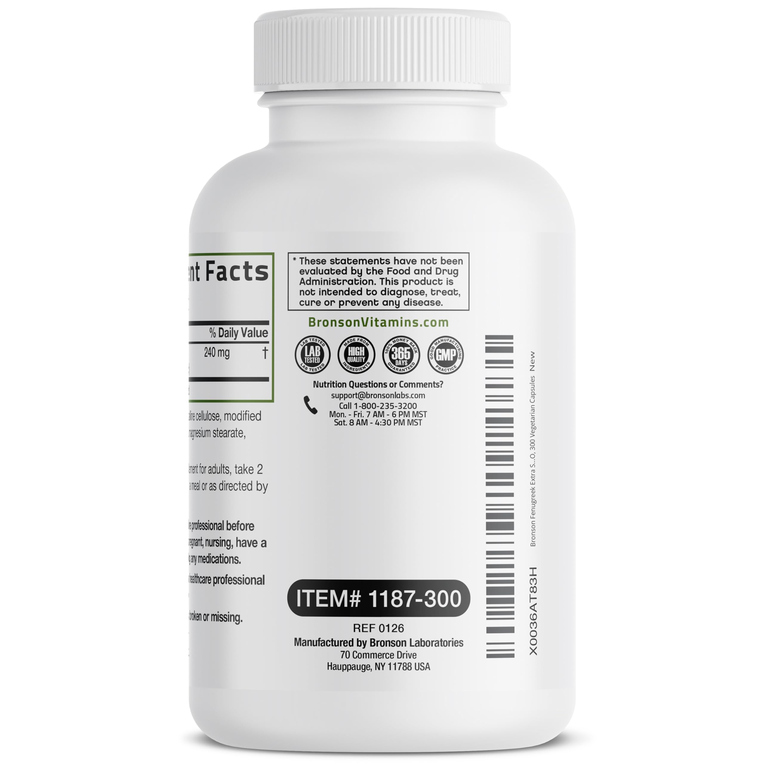 High potency blended vitamin capsules