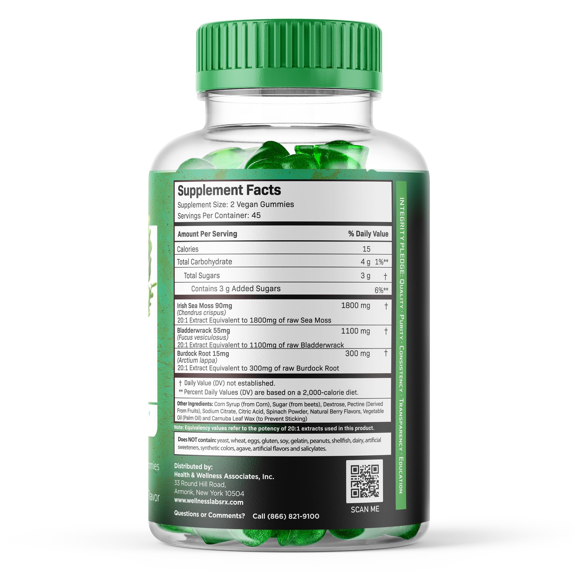 High potency blended vitamin supplements