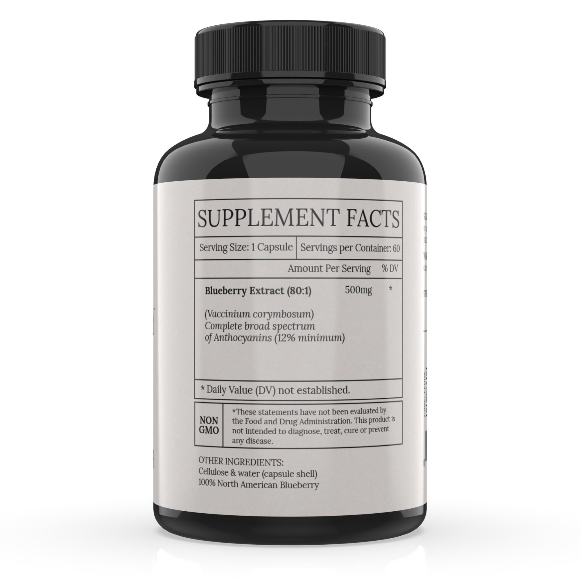 High potency blueberry supplement