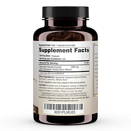 high potency boswellic acids extract