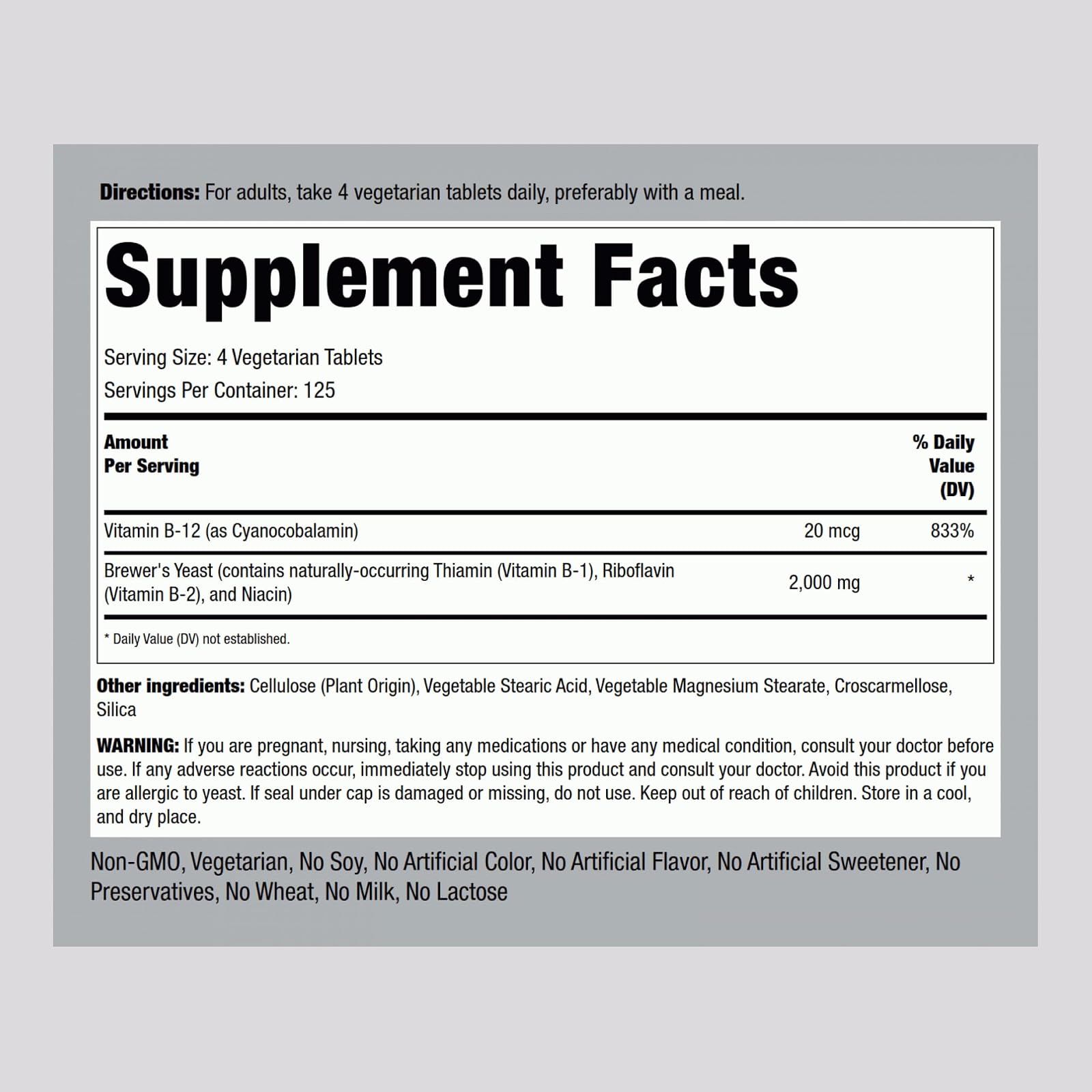 high potency brewer's yeast supplement