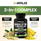 high potency Bromelain and Quercetin