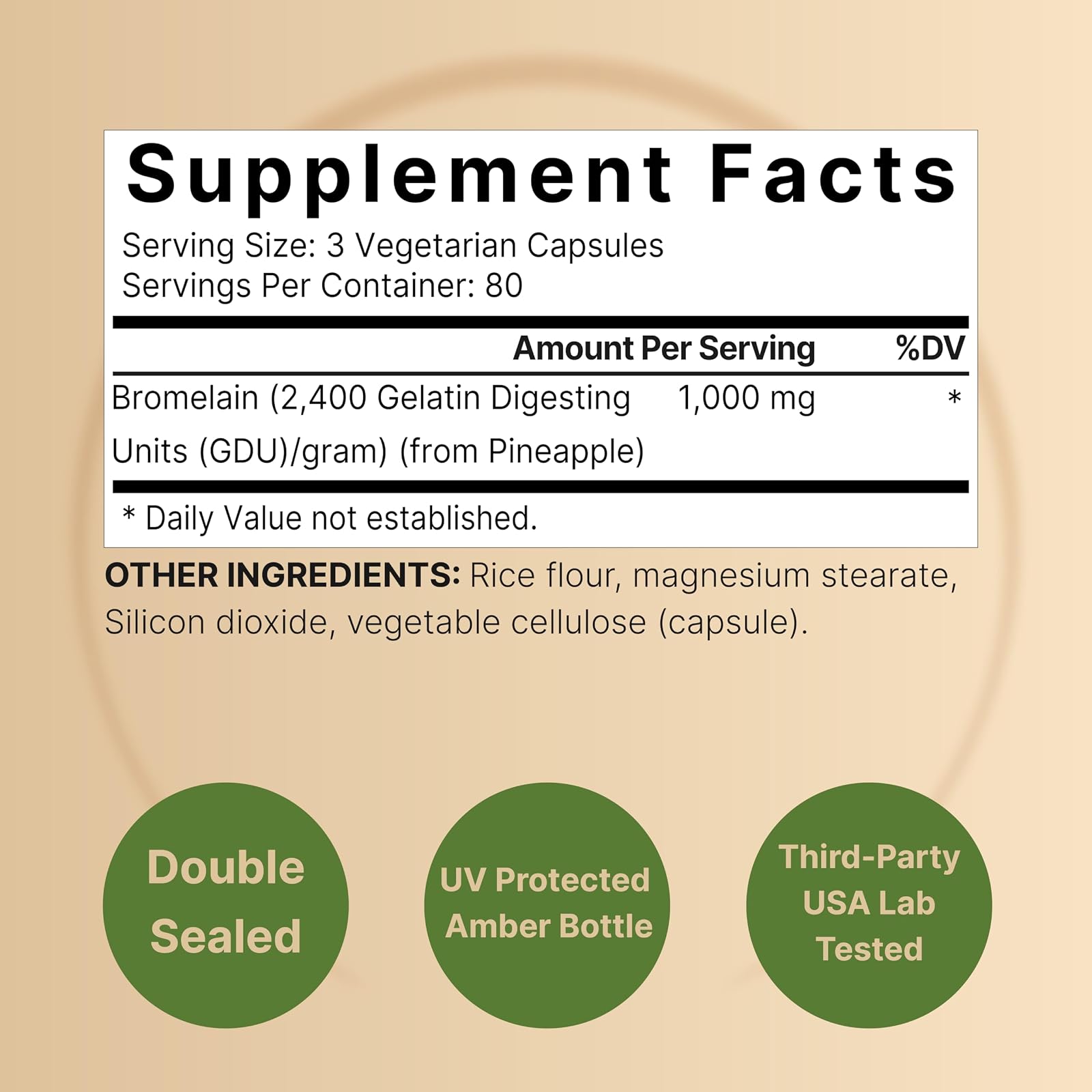 high potency bromelain for digestion