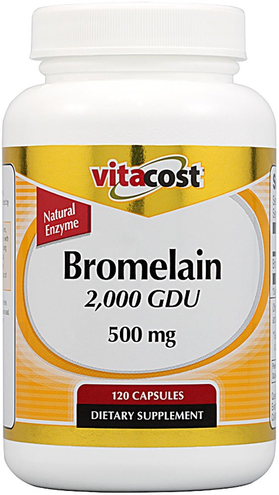 high potency bromelain supplement capsules