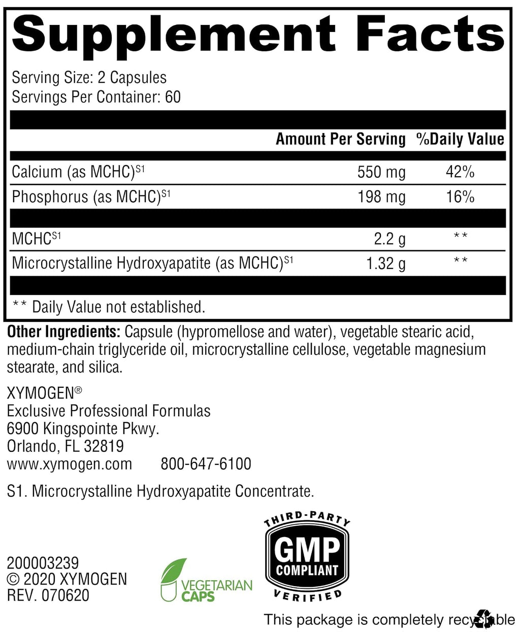 high potency calcium capsules