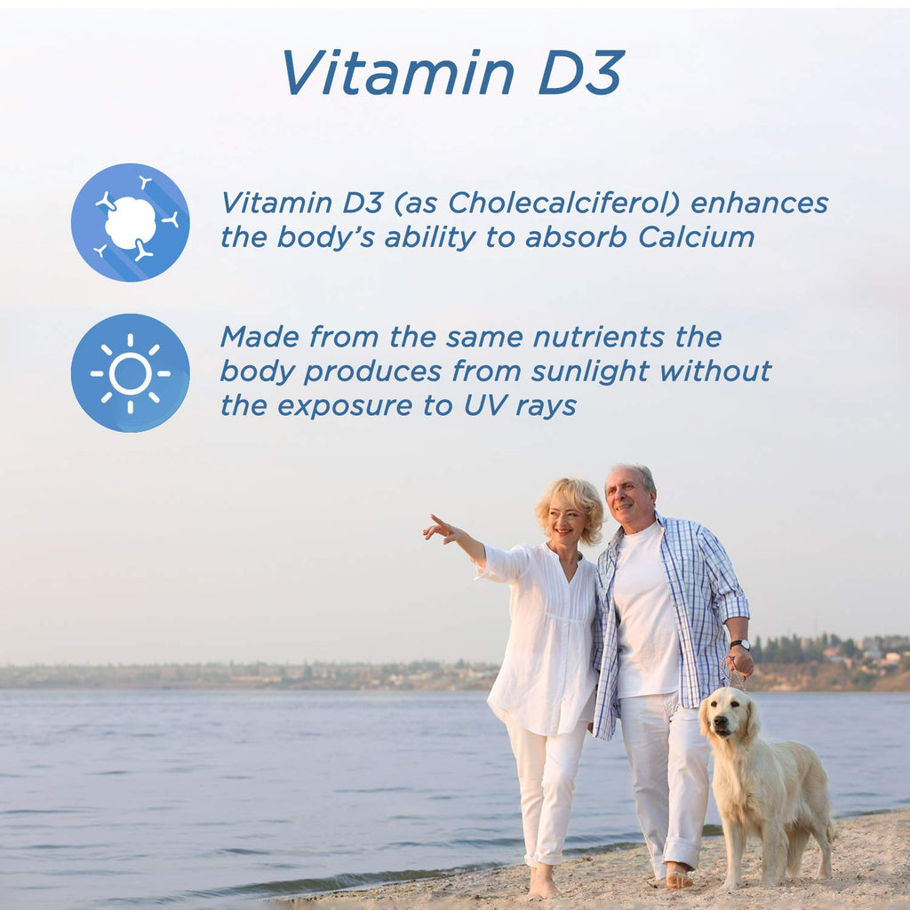 High potency calcium carbonate for optimal strength