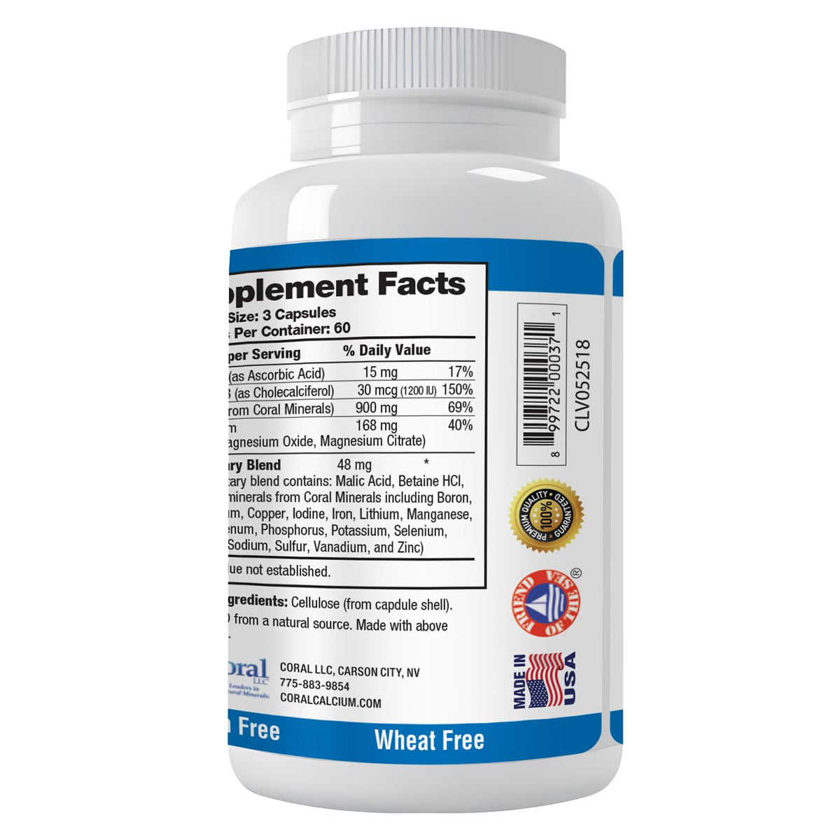 high potency calcium citrate capsules
