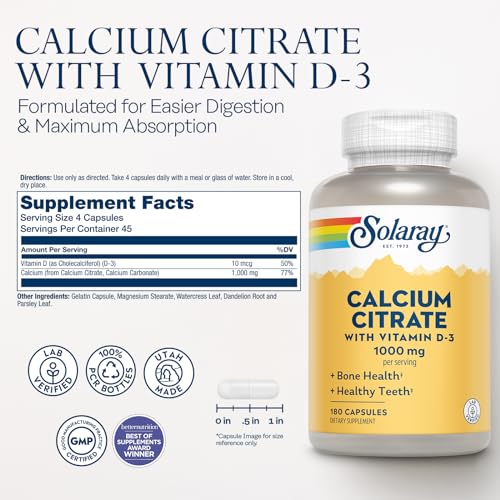high potency calcium citrate supplement