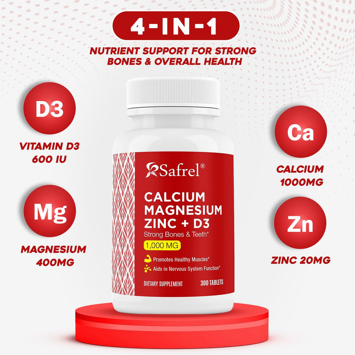 High potency calcium citrate tablets
