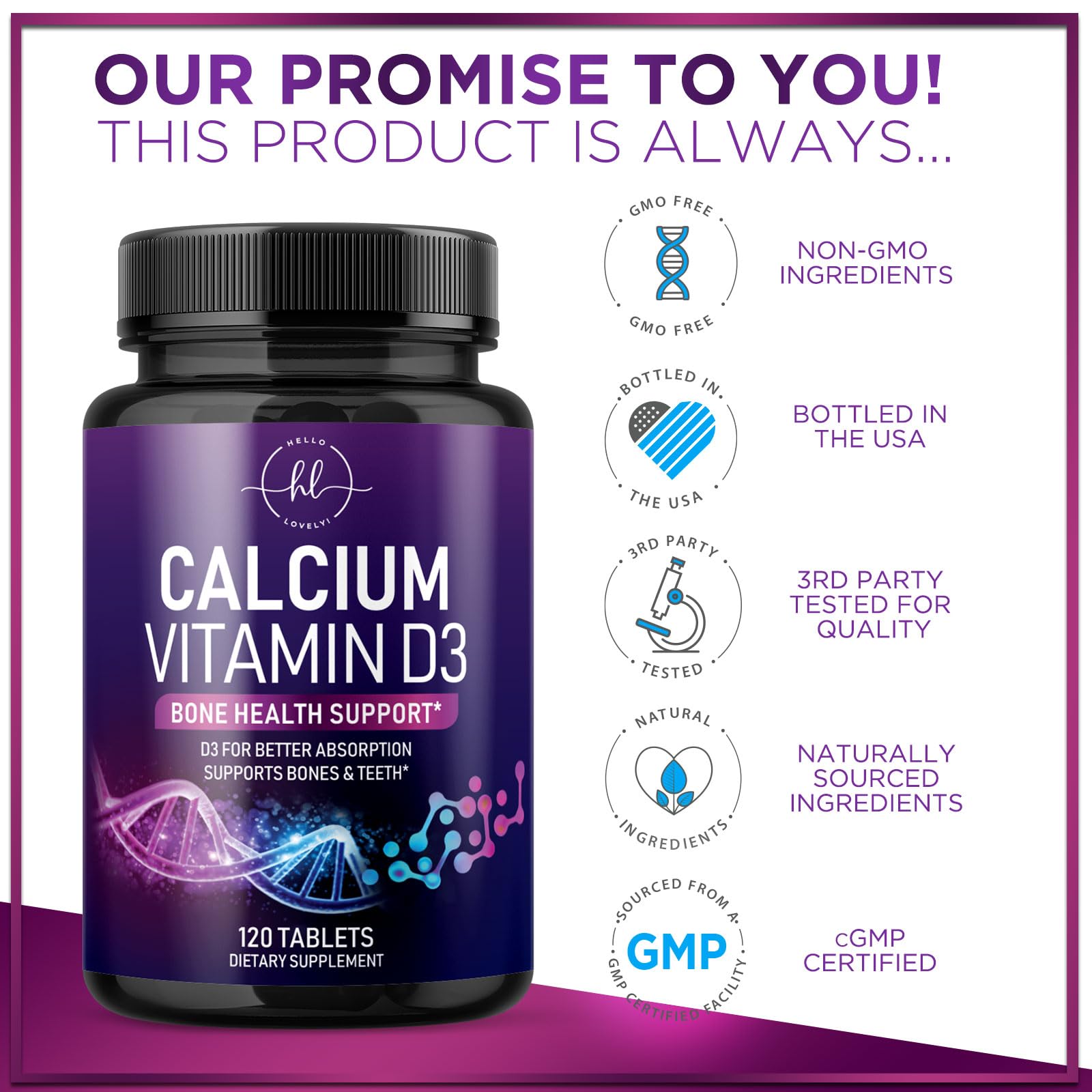 high potency calcium for active lifestyles