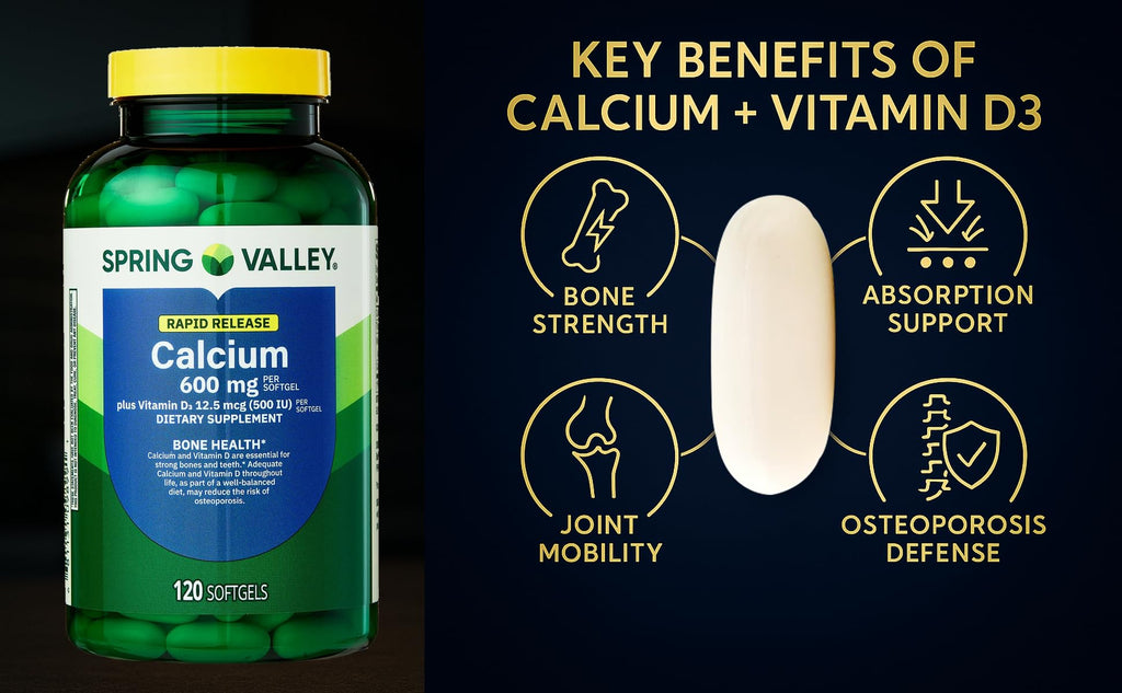 High potency calcium for active lifestyles