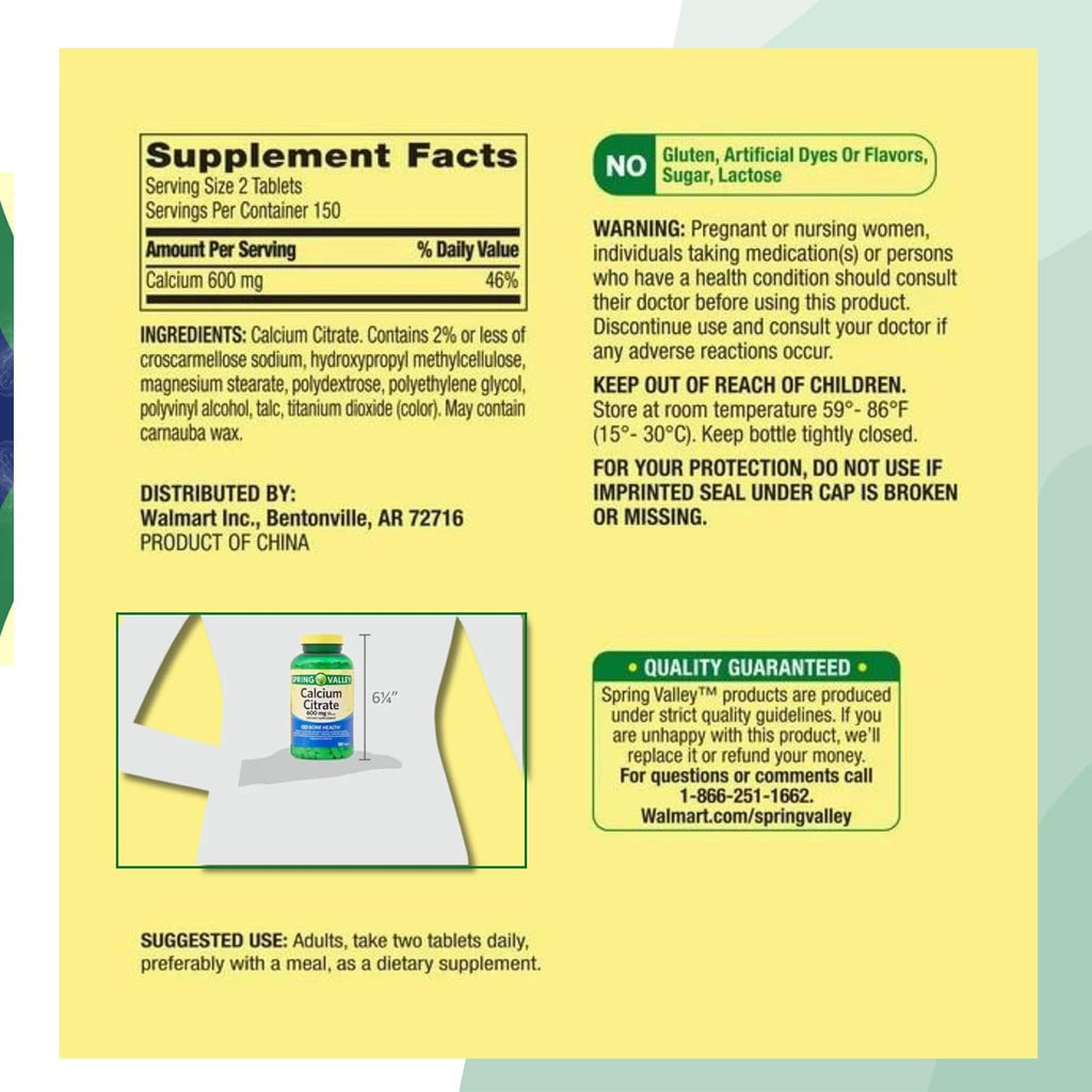High potency calcium for better absorption