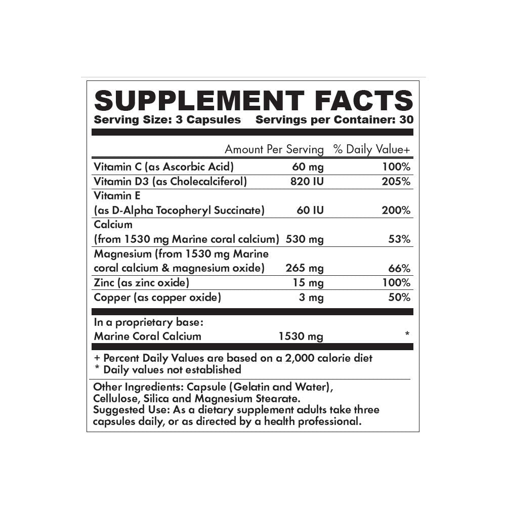 High potency calcium for bone health