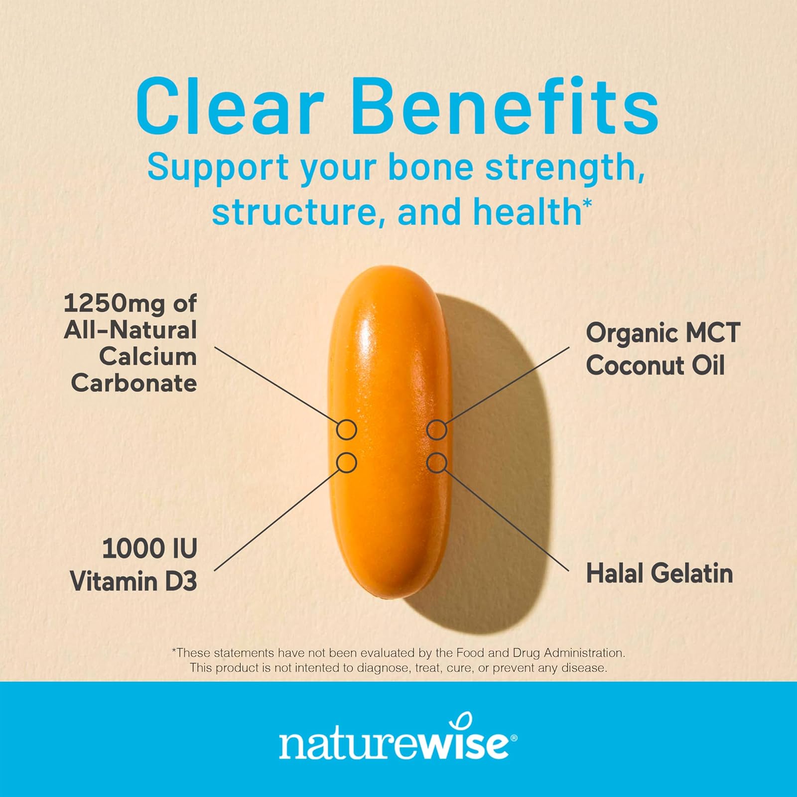 High potency calcium for daily health