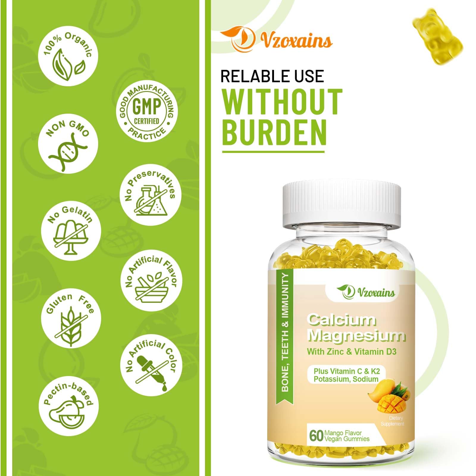 high potency calcium gummies for active lifestyle