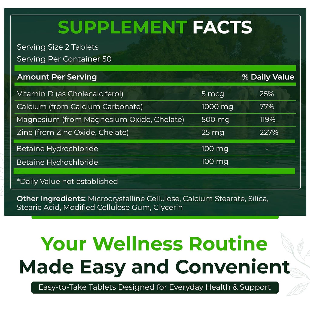 high potency calcium magnesium formula