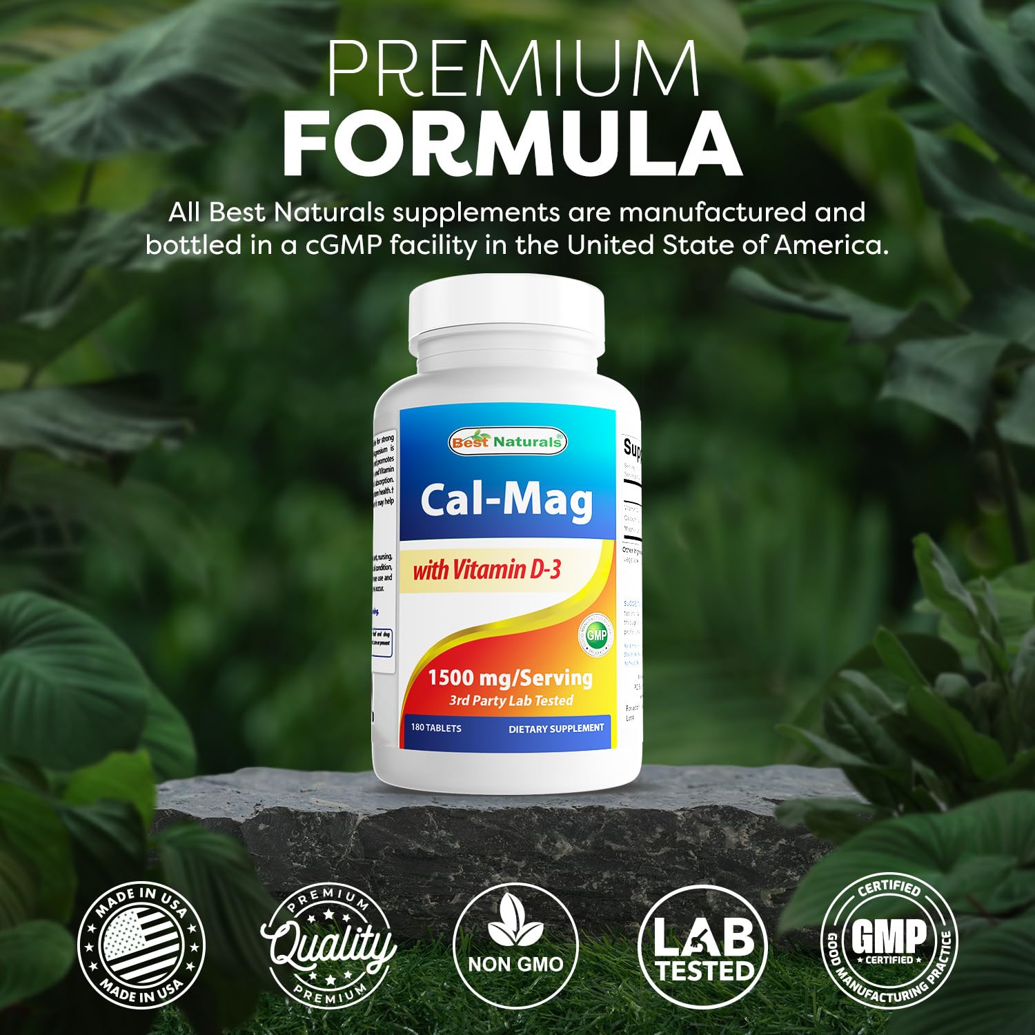 high potency calcium magnesium with D3
