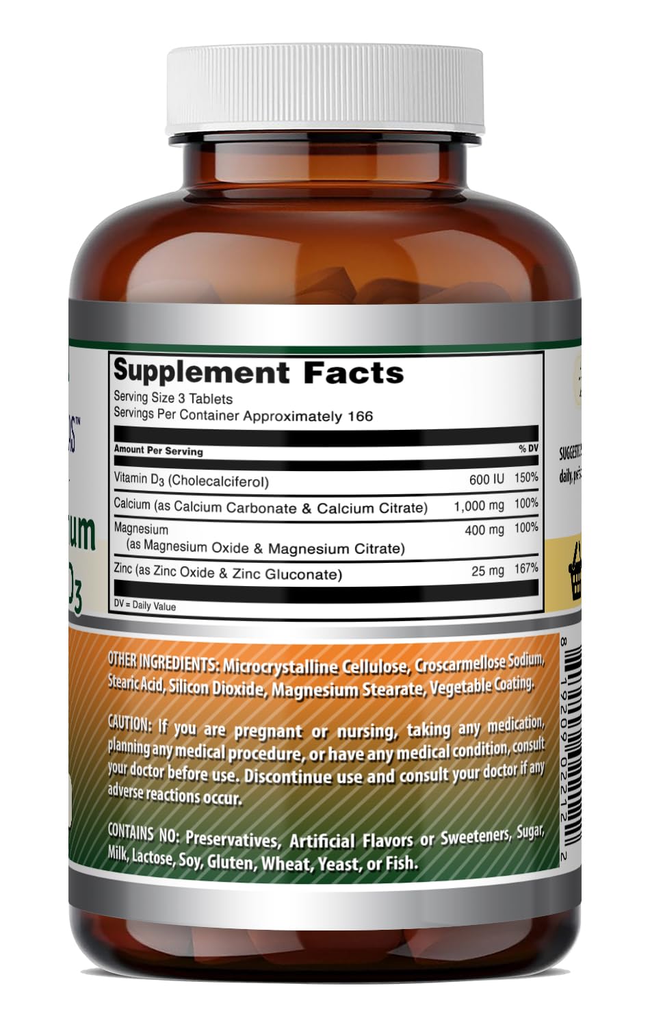 high potency calcium magnesium zinc