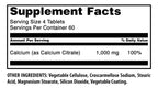 high potency calcium supplement 1000 mg