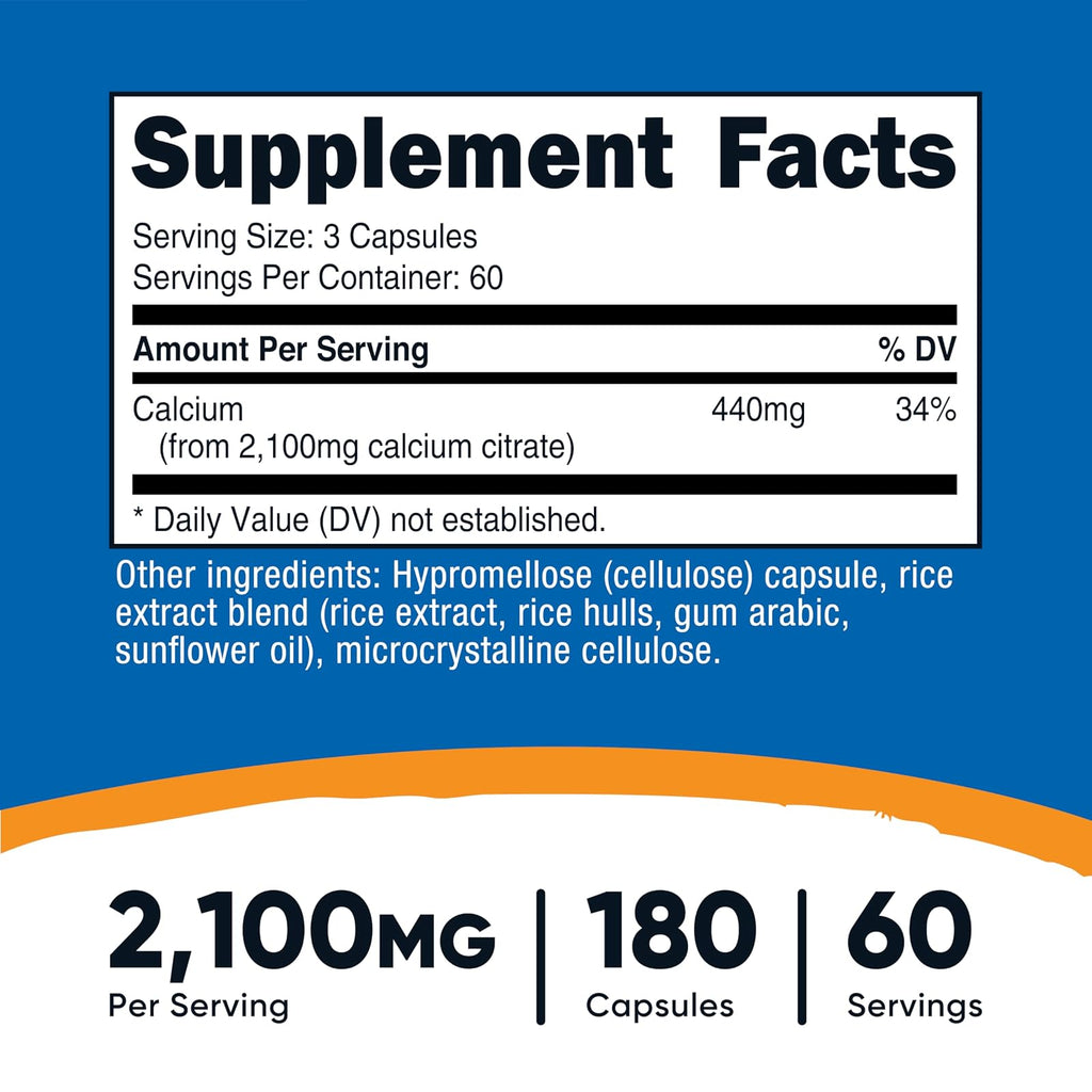 high potency calcium supplement for bones