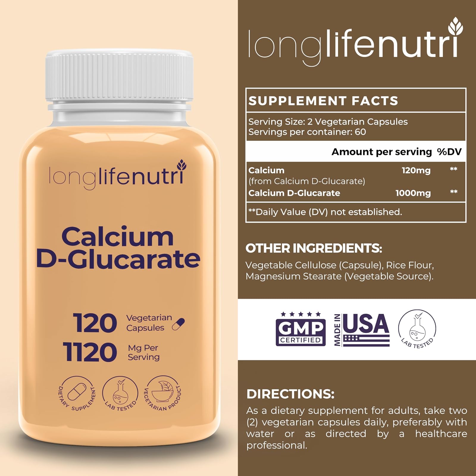 High potency calcium supplement