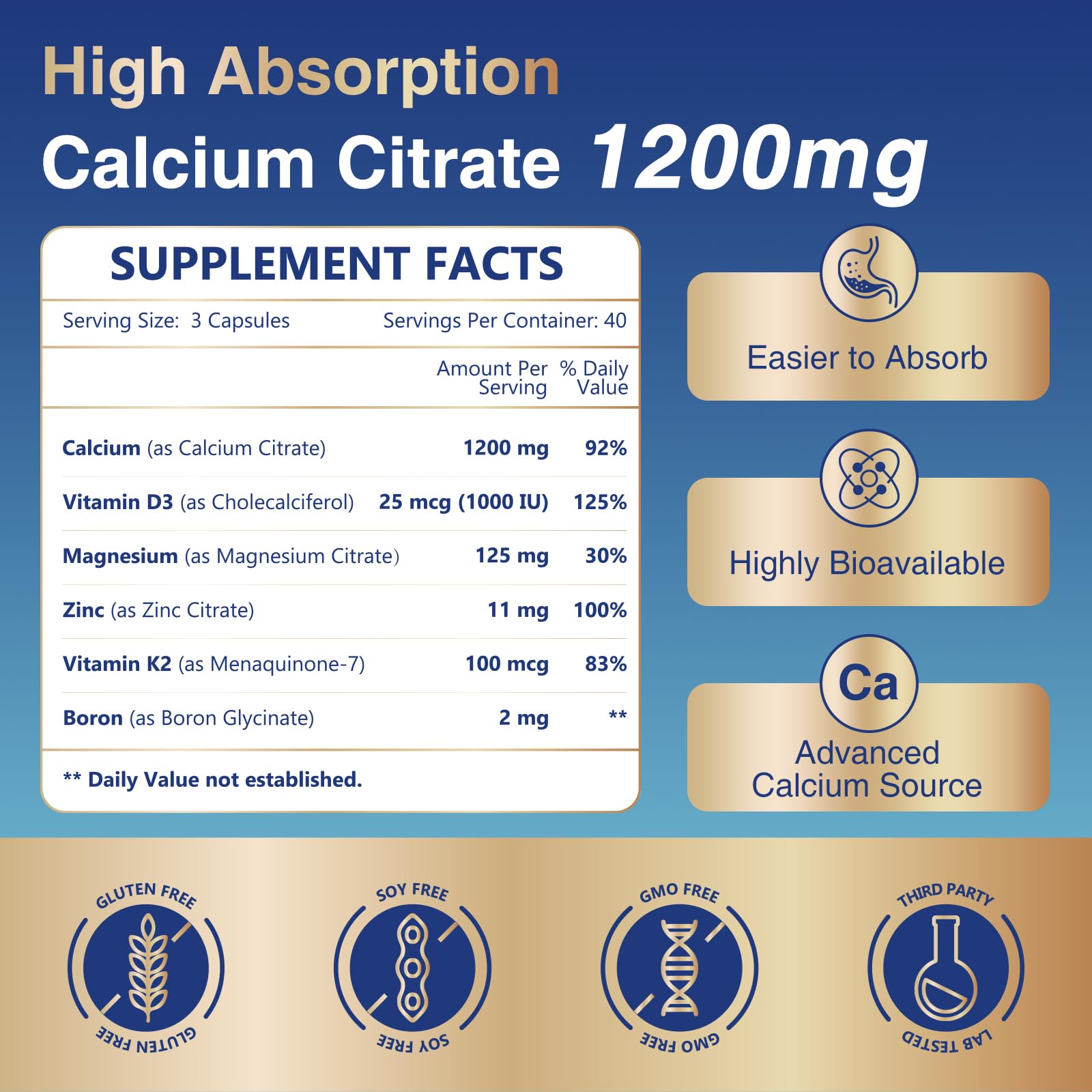 high potency calcium supplement
