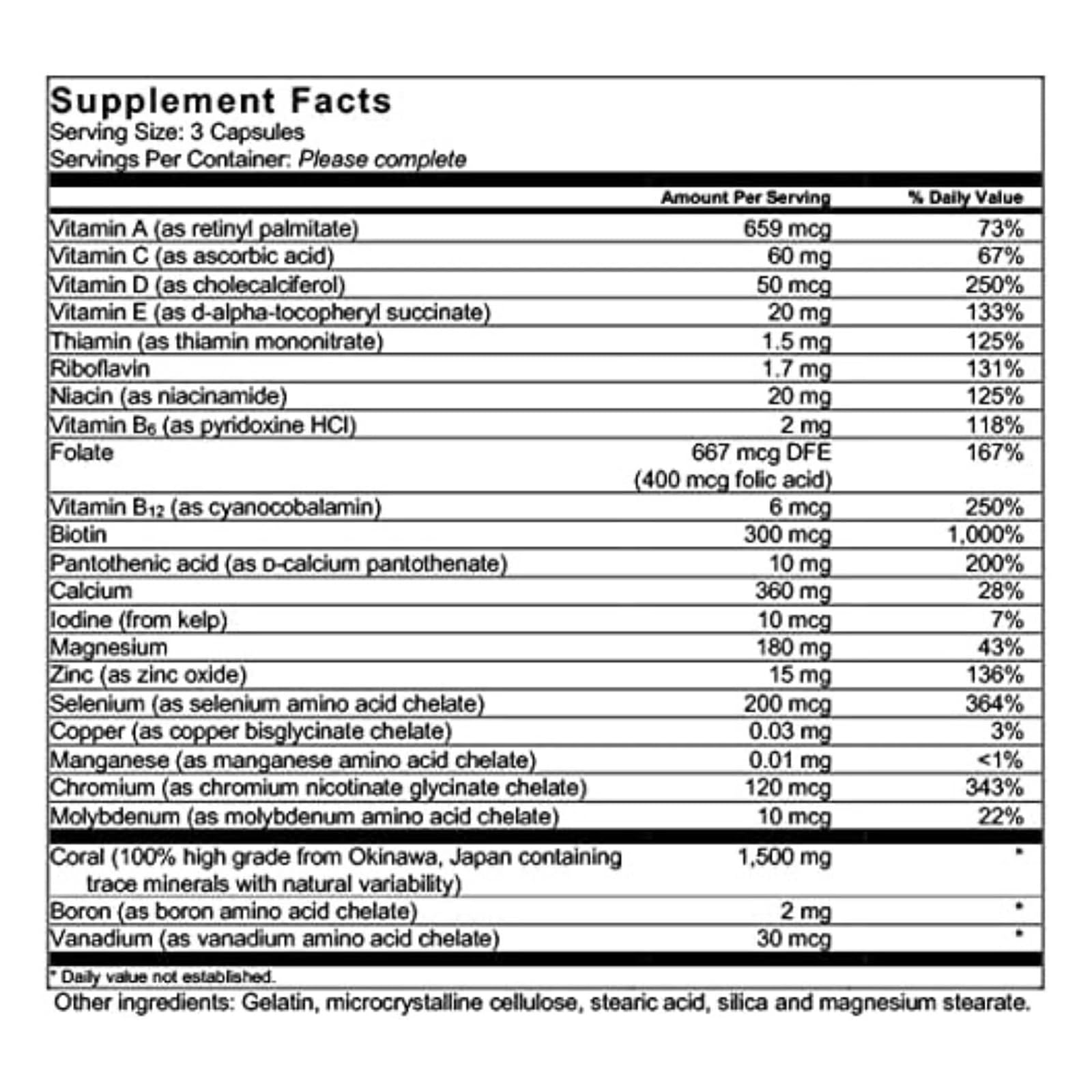 high potency calcium supplement