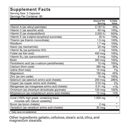 High potency calcium supplement
