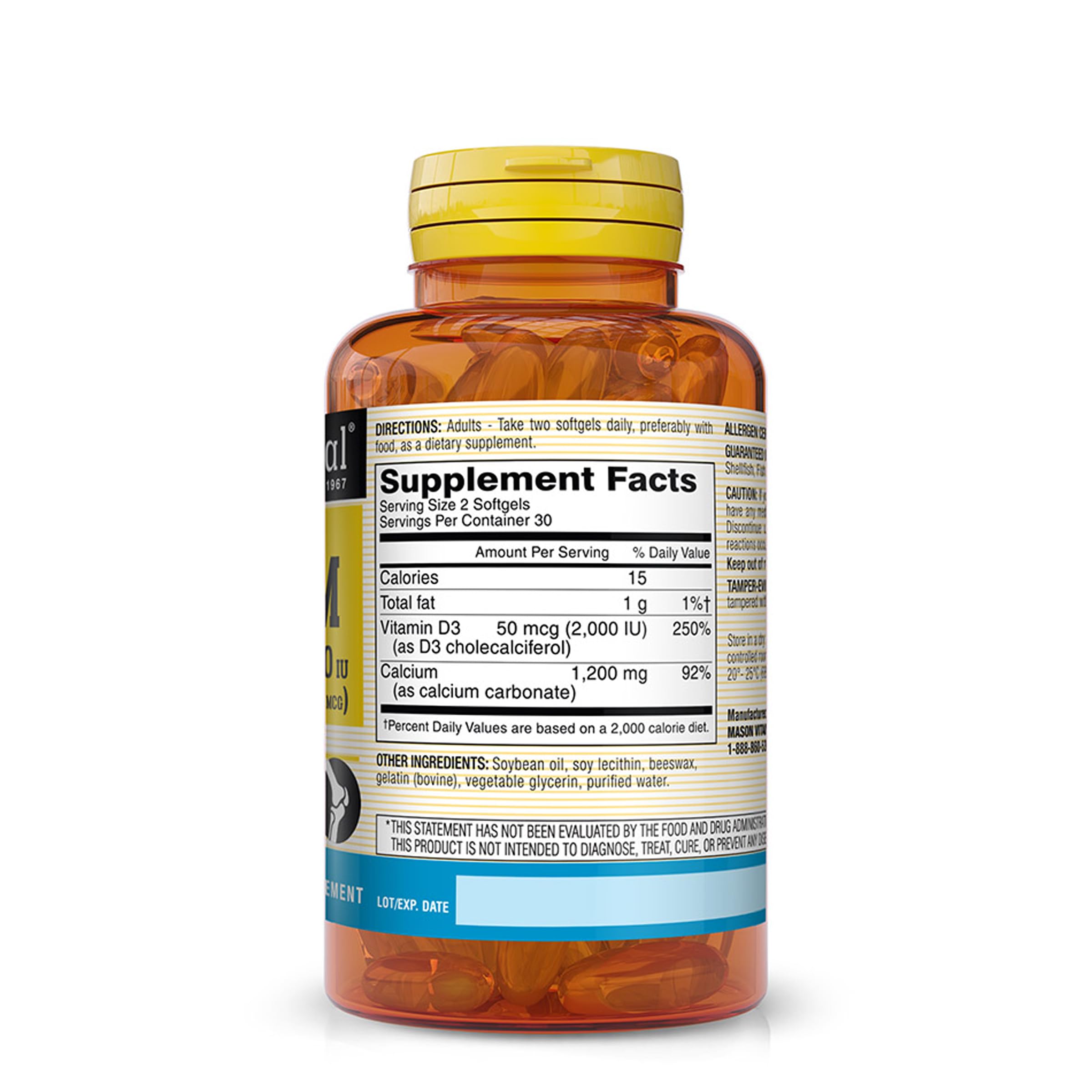 High potency calcium with vitamin D