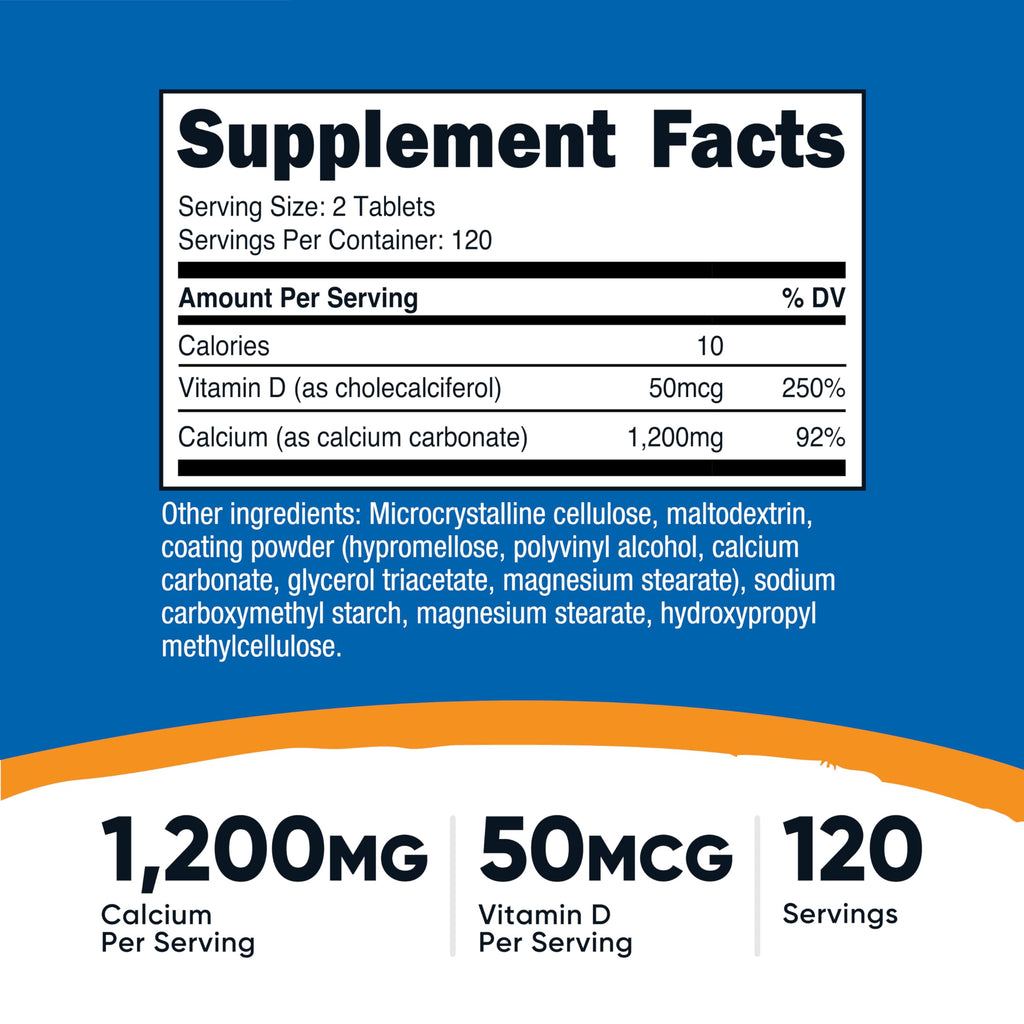 High potency calcium with vitamin D