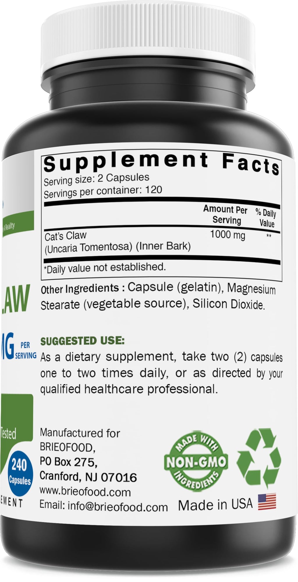 high potency Cat's Claw extract