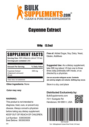 high potency cayenne pepper capsules