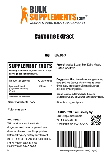 high potency cayenne pepper extract