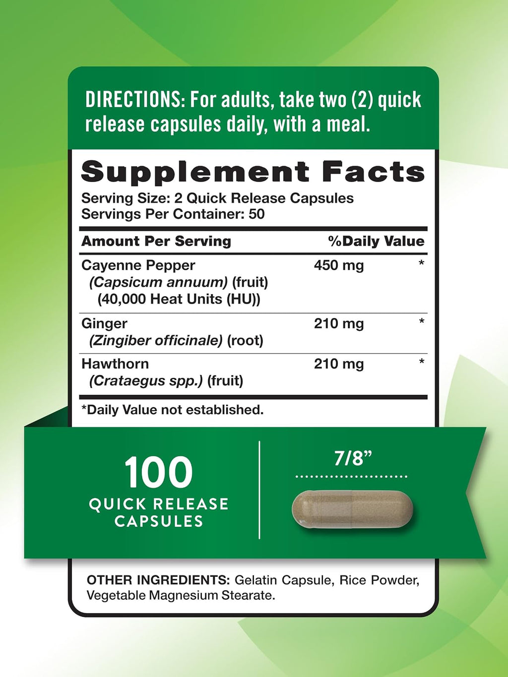high potency cayenne pepper supplement