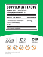 High potency cayenne pepper supplement