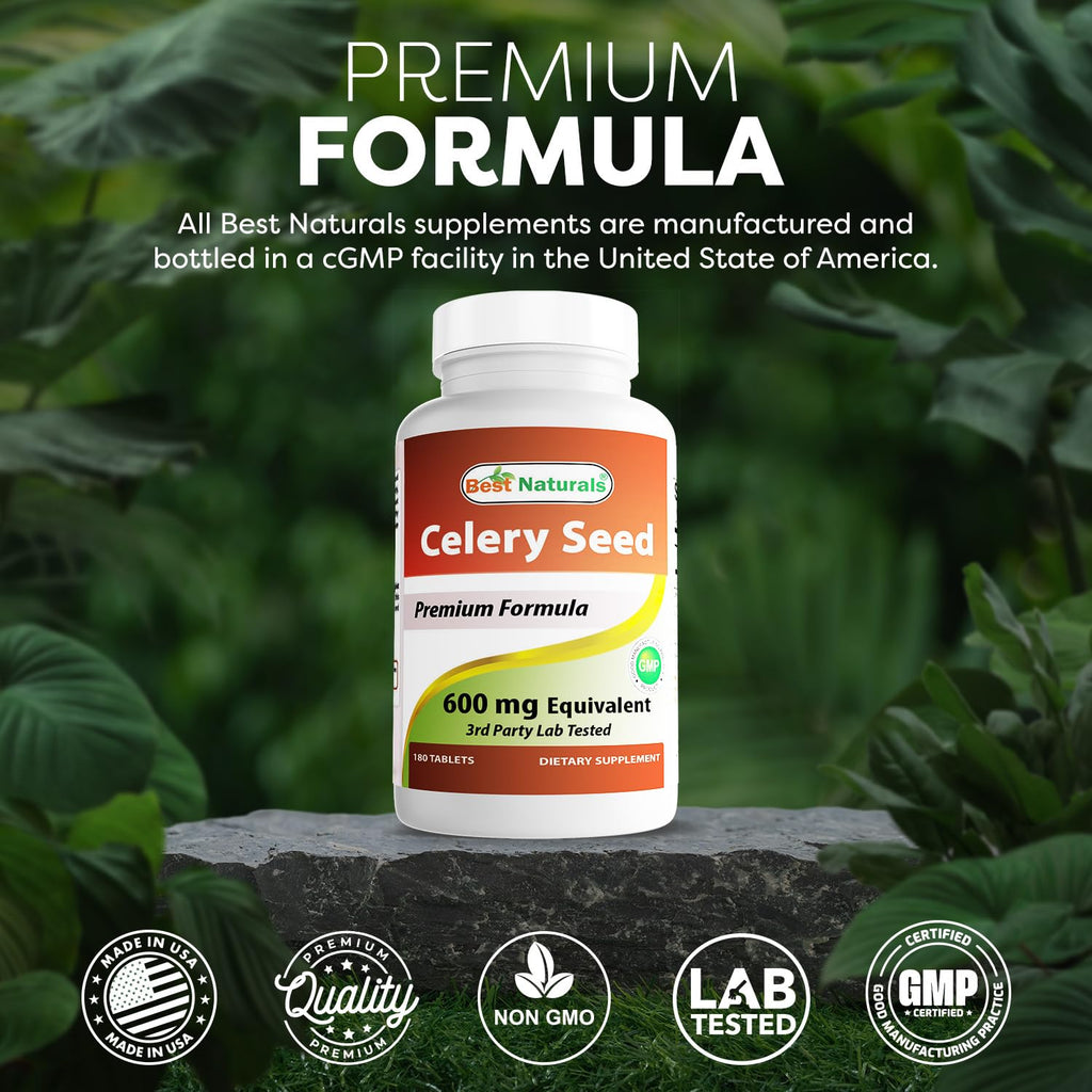 High potency celery seed tablets