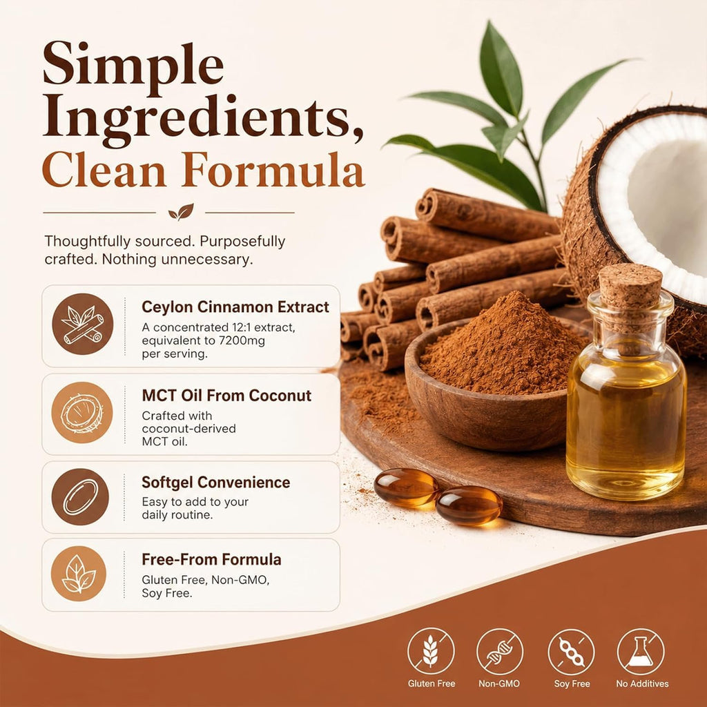 High potency Ceylon cinnamon 7200 mg