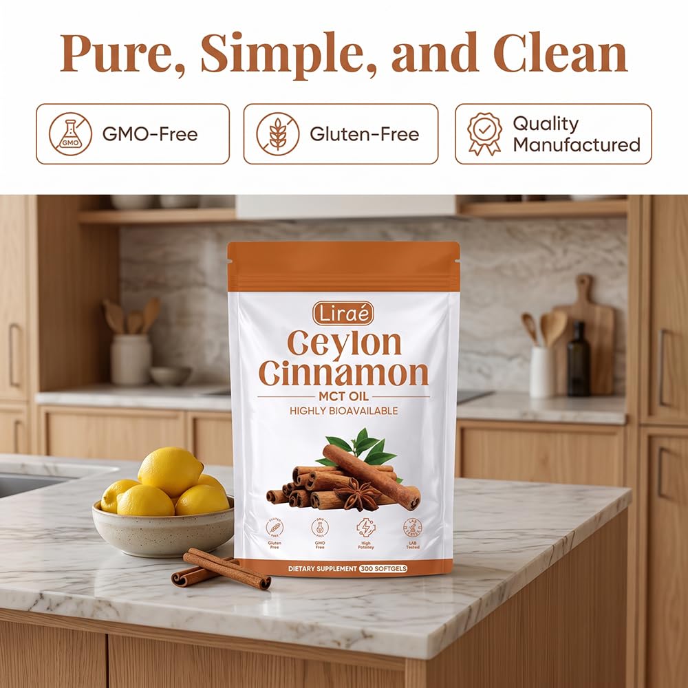 High potency Ceylon cinnamon softgels