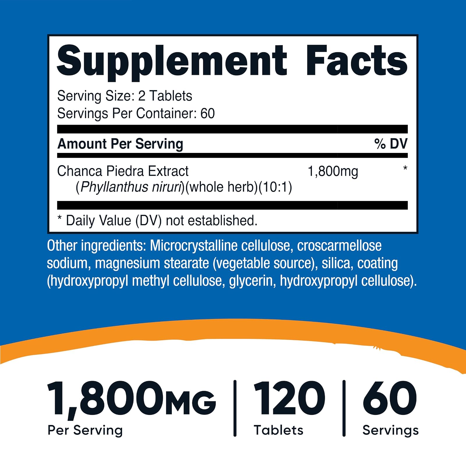 High potency Chanca Piedra supplement